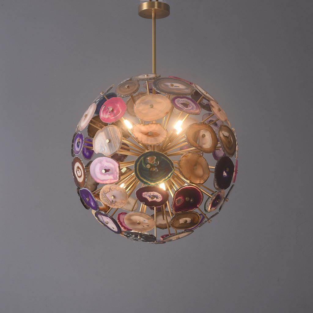 LB-NC02 Alabaster Chandelier Lighting Brilliance